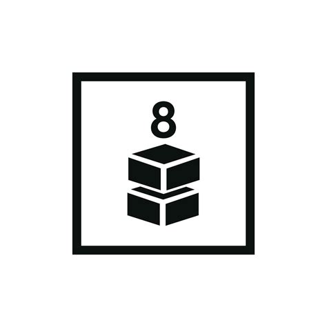 Max Stack Packaging Mark Icon Symbol Vector Vector Art At Vecteezy