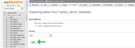 Exporting Importing Database Sytist Manual Articles Picturespro