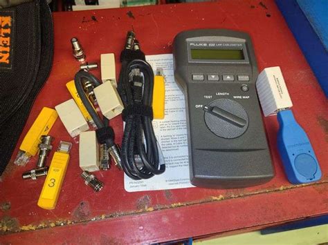 Fluke 620 Lan Cablemeter And Accessories Baer Auctioneers Realty Llc