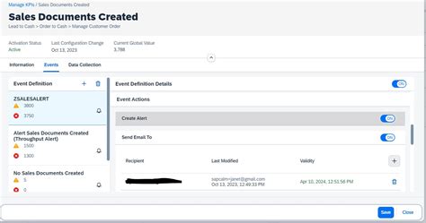 Create An Alert And Trigger Email Notification Usi SAP Community