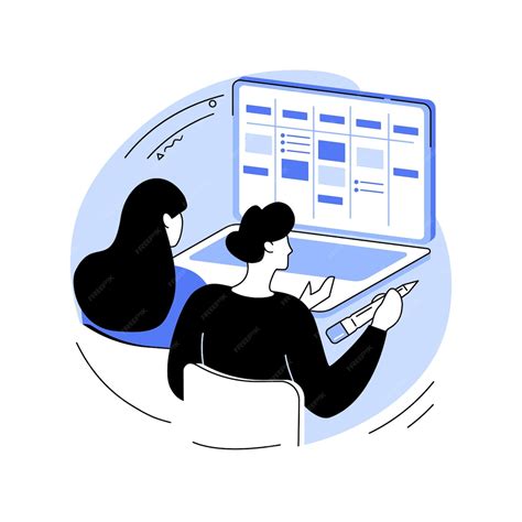 Premium Vector Agile Project Management Isolated Cartoon Vector
