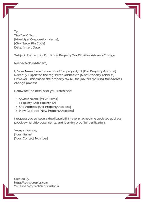 Application For Issuance Of Duplicate Fixed Deposit Certificate[5 Format]