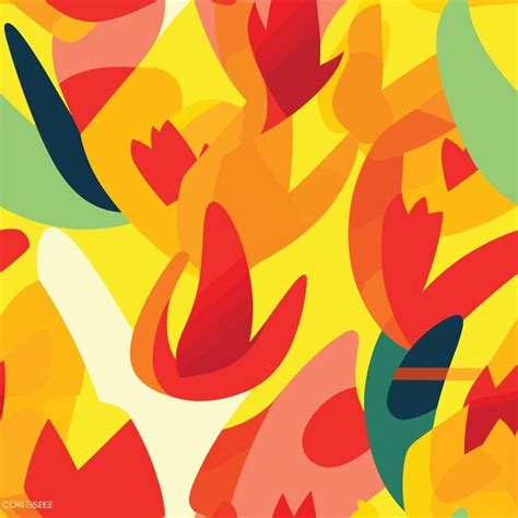Premium Vector Seamless Colorful Tulip Pattern Premium Vector Seamless Colorful Tulip Pattern