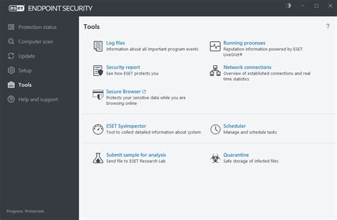 Tools Eset Endpoint Security Eset Online Help
