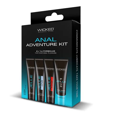 Anal Lube Adventure Kit Wicked Sensual Care
