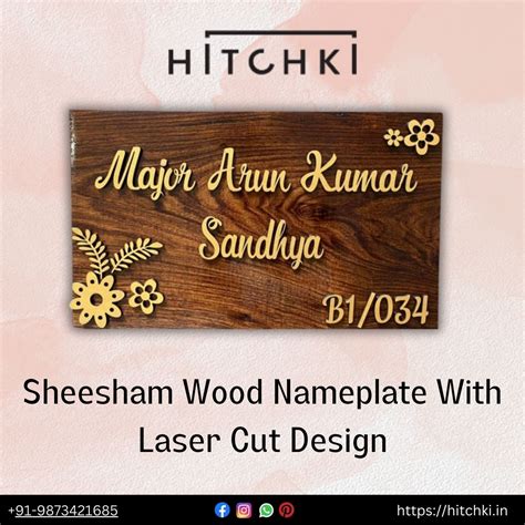 Custom Wooden Nameplates For A Personal Touch Hitchki