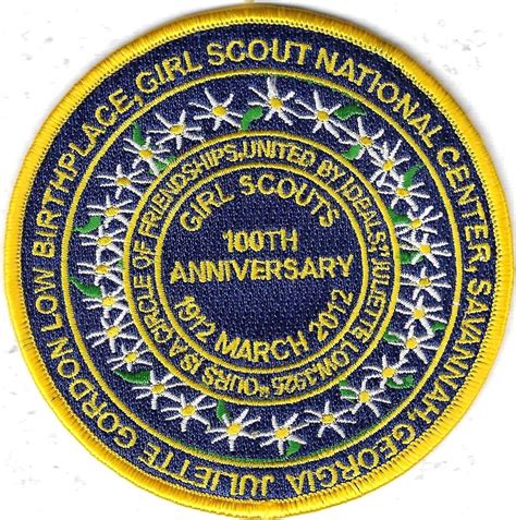 100th Anniversary Patch Jgl Birthplace Large Patch