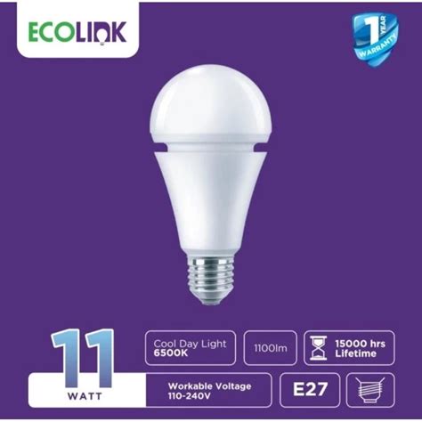 Jual Ecolink Lampu Led Emergency 11 Watt Cahaya Putih Shopee Indonesia