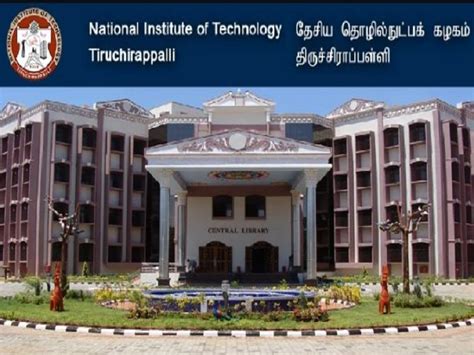 Nit Trichy Engineer Trainee Recruitment 2024 Out Apply Online