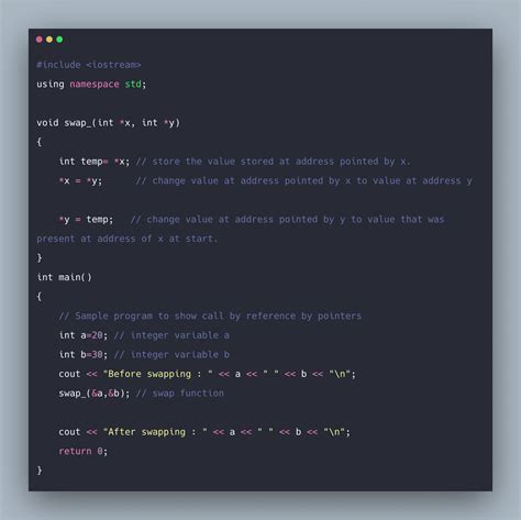 C Pointer Example Pointers In C C