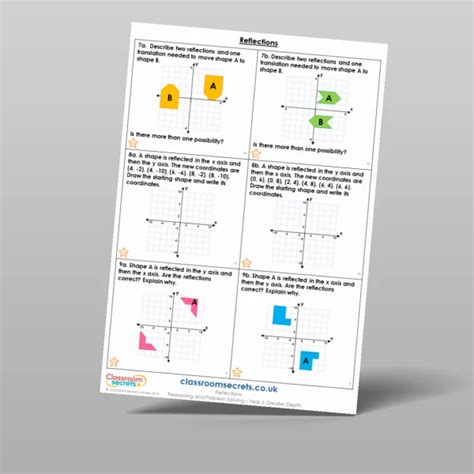 Year 6 Reflections Reasoning And Problem Solving Resource Classroom Secrets