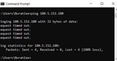 Cannot Ping Other Pc