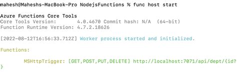 Azure Functions Creating Rest Apis Using Azure Function With Nodejs