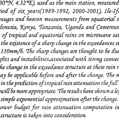 Raindrop Size Contribution To Specific Attenuation Download