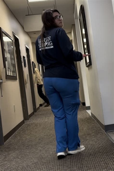 Big Booty Nurse In Scrubs Spandex Leggings Yoga Pants Forum