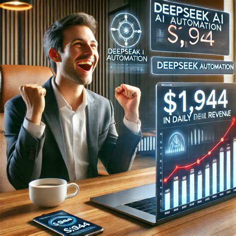 how i generated 1 944 daily with deepseek ai automation wealthy tent
