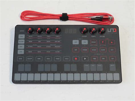 IK Multimedia Uno Synth Analog Synthesizer With USB Cable Reverb