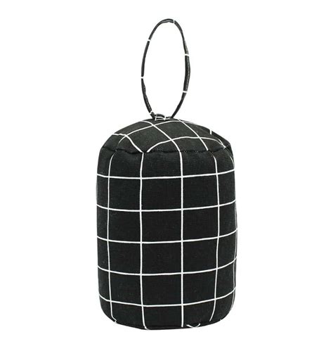 Cerayou 장식용 가중 도어 스토퍼 손잡이가 달린 실린더 패브릭 도어 스톱 튼튼한 도어 플로어 스톱 티몬