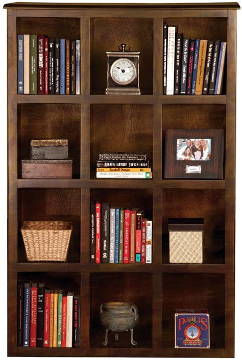 Kd Trabajo Del Gobierno Poplar Storage Bookcase With 12 Fixed Openings Yellow