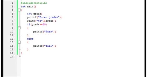 The If Else Selection Statement C Programming