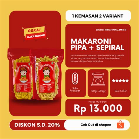 Jual Makaronimu Makaroni Pipa Mix Makaroni Sepiral Snack Pedas Cemilan Enak Makaroni Pedas