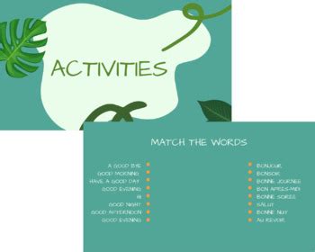 French Greetings PPT Powerpoint By Grace Sdigitalstuff TpT