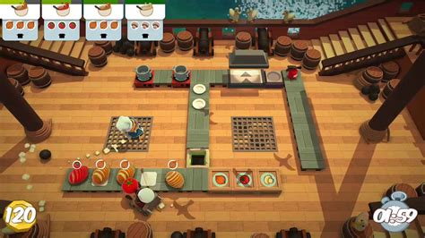 Overcooked Level 1 3 2 Player Co Op 3 Stars Youtube