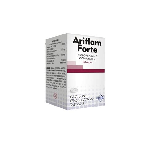 Ariflam Forte C30 Tab Farmacias Fleming