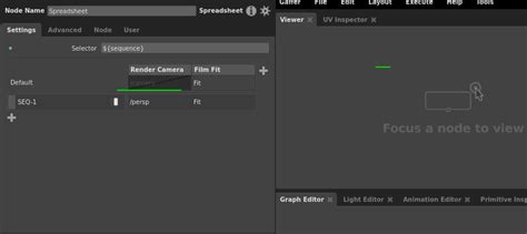 Spreadsheet Node — Gaffer 1300 Documentation