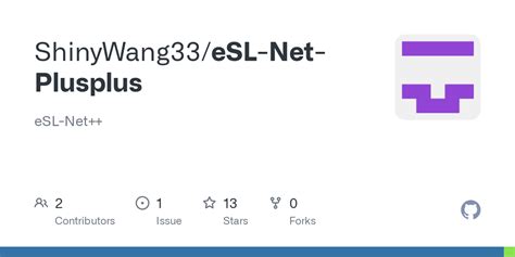 GitHub ShinyWang ESL Net Plusplus ESL Net