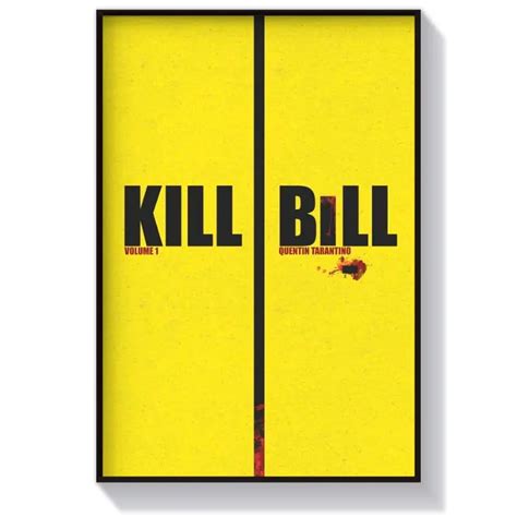 خرید تابلو دیواری فیلم سینمایی کیل بیل در ابعاد مختلف دکوریتم