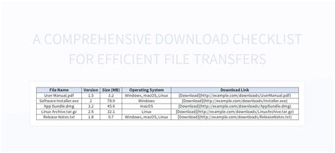 Free Download Checklist Templates For Google Sheets And Microsoft Excel Slidesdocs
