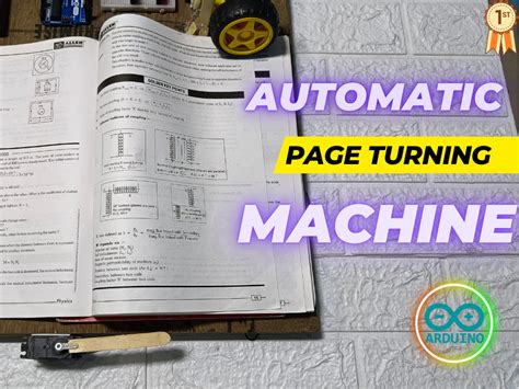 Automatic Page Turning Machine Arduino Project Hub