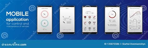 Mobile App Infographic Template With Modern Design Weekly And Annual