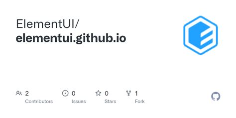 Github Elementui