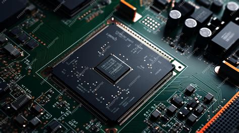 Premium Ai Image Microchip Manual Connecting To Microcontroller Top View On Engeneer Hands