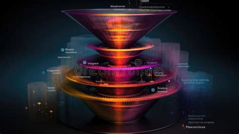 Layers Data Funnel Stock Illustration Illustration Of Categories 369897235