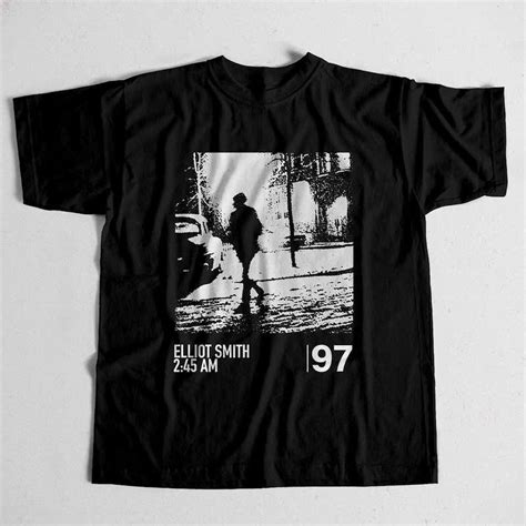 Black Elliot Smith 1997 T Shirt Size L Indie Depop
