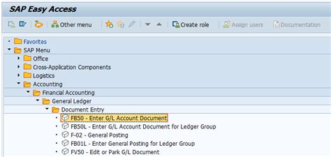 Sap Fi Park Gl Document Posting