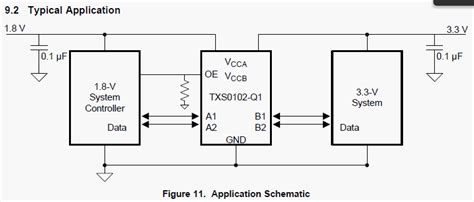 Txs0102 Q1 How To Connect Oe Pin Logic Forum Logic Ti E2e