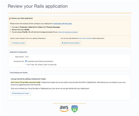 Deploy Rails Applications From Git To Aws With Cloud 66