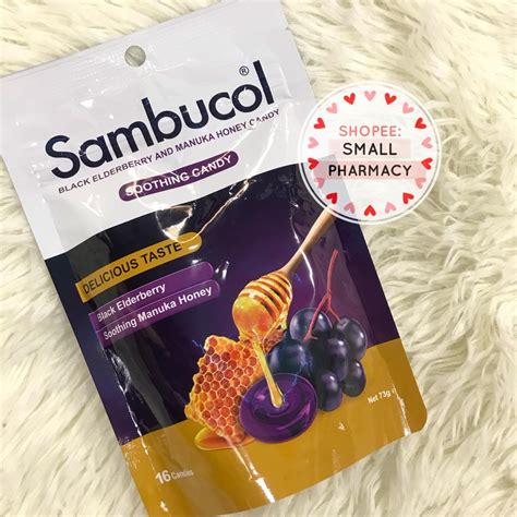Sambucol Black Elderberry And Manuka Honey Candy 16s 080426 [ Soothing Candy ] Shopee Malaysia