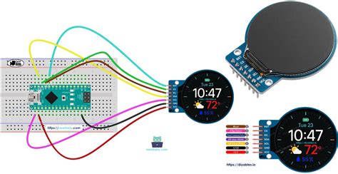Arduino Nano Round Circular Tft Lcd Display Arduino Nano Tutorial