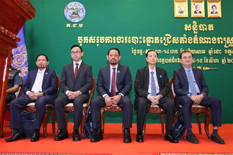 រូបភាពសកម្មភាព ឯកឧត្ដម នុត សុខុម អនុប្រធានគណៈកម្មាធិការជាតិរៀបចំការបោះឆ្នោត គ ជ ប