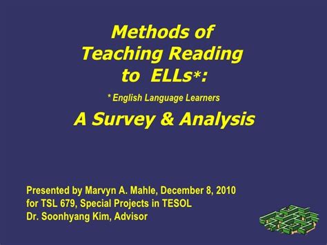 Teaching In General Teaching Methods Of Reading