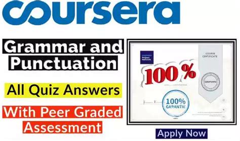 grammar and punctuation coursera quiz answer [💯correct answer] 1 in