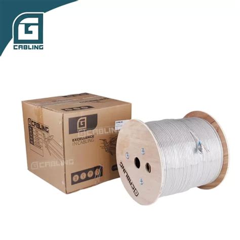 Gcabling 305m Cat6 1000ft F UTP Ethernet Pure Copper Shielded Network Cable Gcabling Optical
