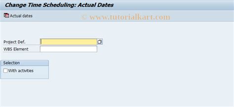 CJ SAP Tcode Change Actual Dates CJ SAP Tcode Change Actual Dates