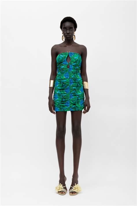 Maisha Green Dress Mallory The Label