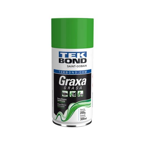 Graxa Branca Lubrificante Spray Tekbond 300ml Leroy Merlin